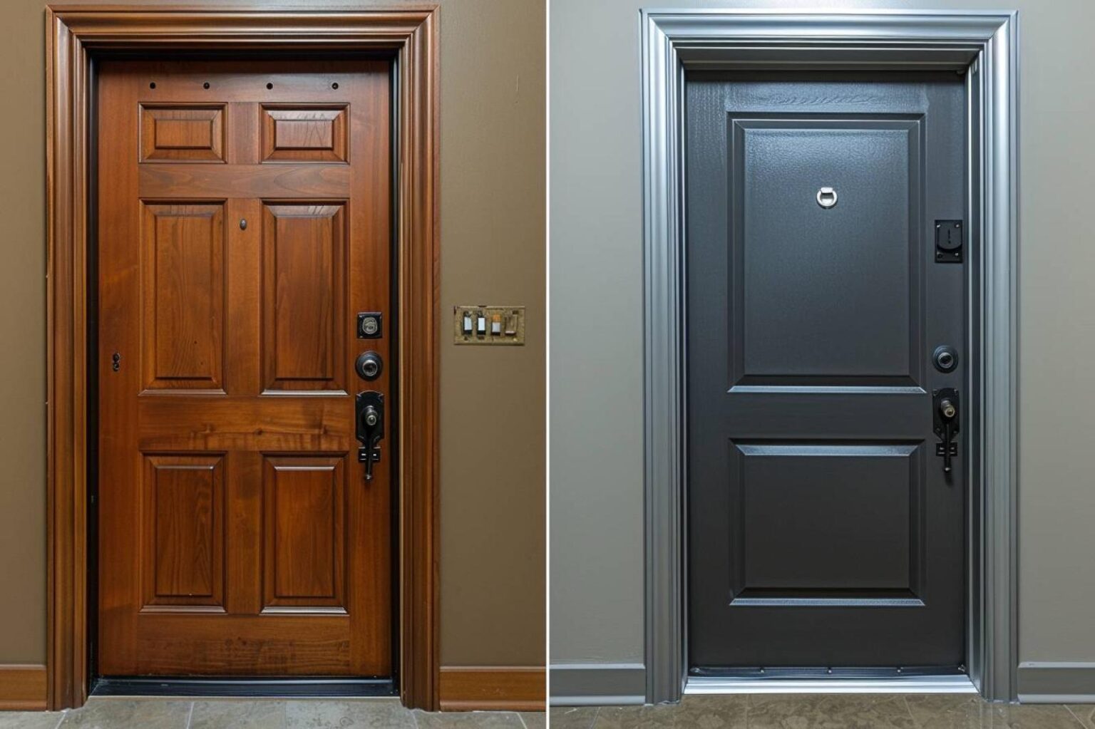 Quelle est la différence entre une porte blindée et une porte classique ...